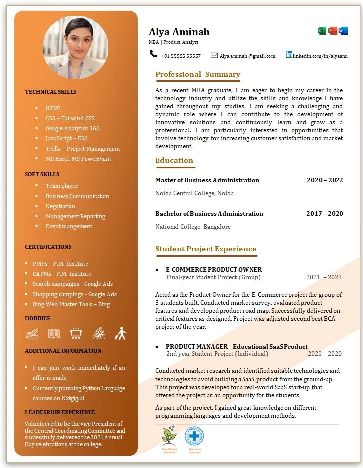 25 Career Objective For MBA Freshers Sample Resume